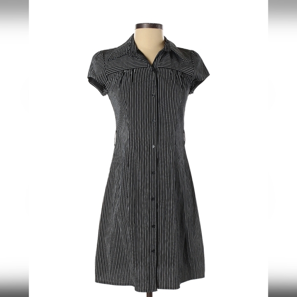 BCX | Dresses | Bcx Pinstripe Shirt Dress | Poshmark